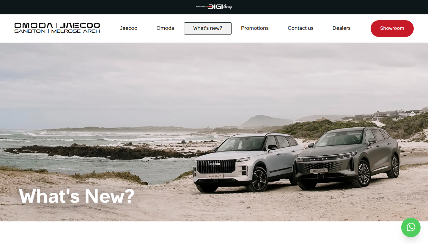 What's New at OMODA & JAECOO | Sandton, Northcliff & Melrose Arch